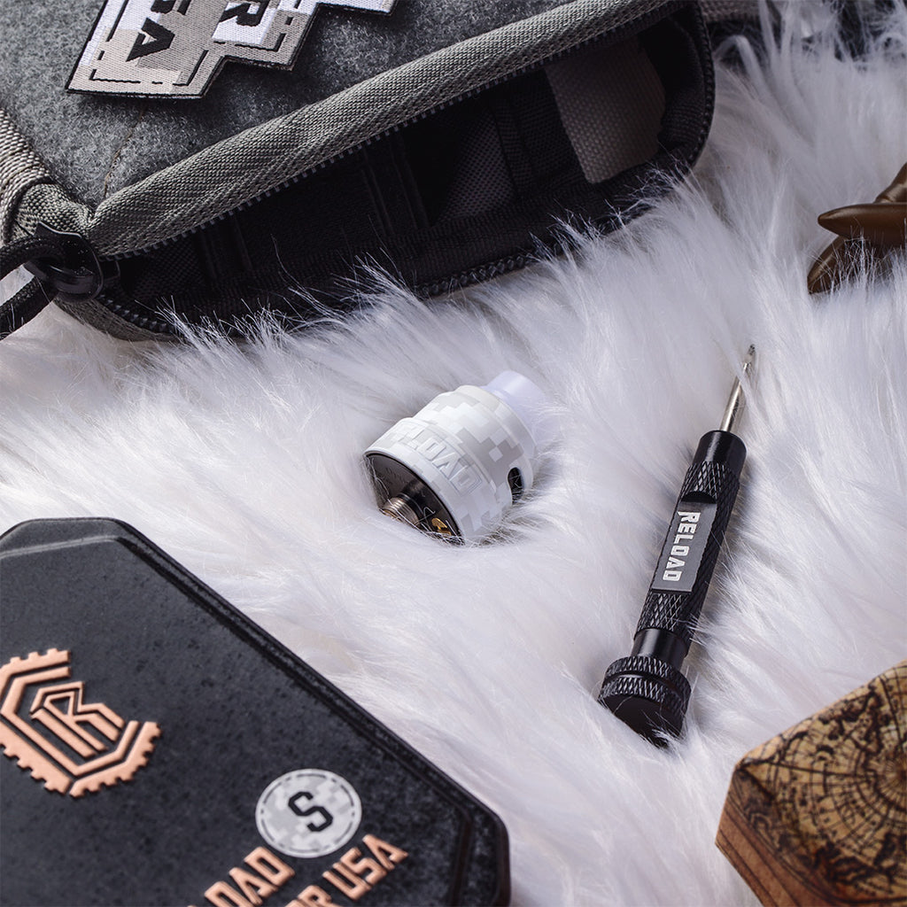 *Limited Edition* ReLoad S RDA / Digital White – Reload Vapor USA