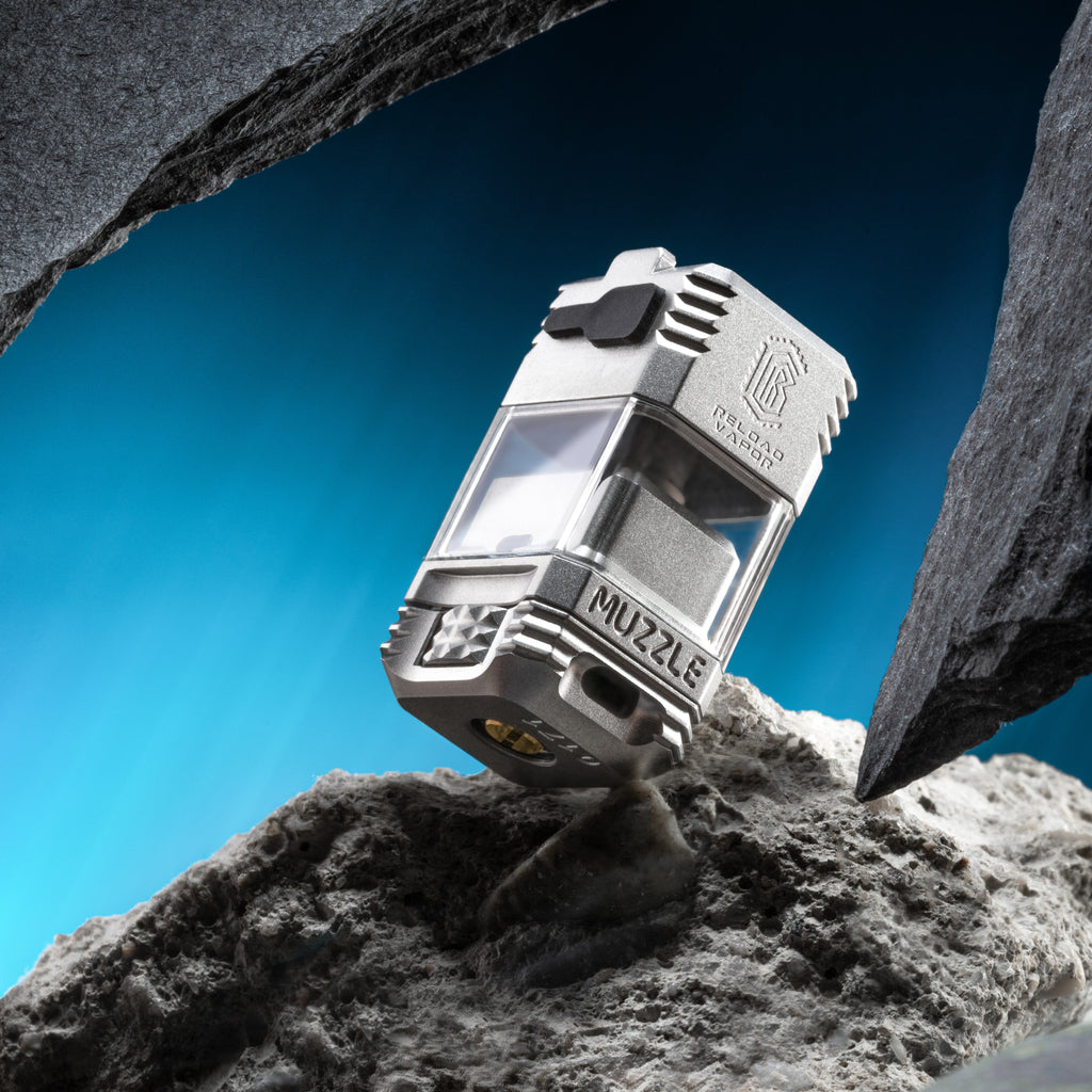 Reload Muzzle RBA for AIO Platform/ Brushed Silver – Reload Vapor USA